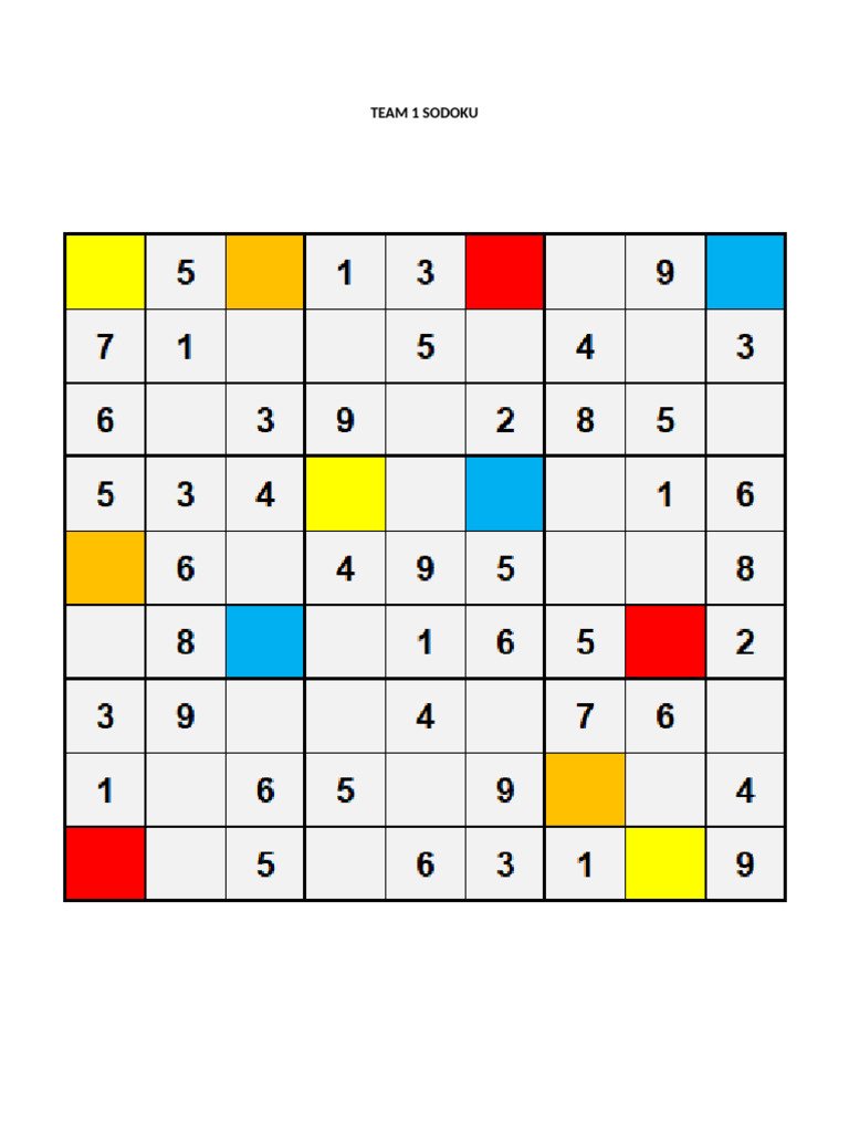 Sodoku | PDF