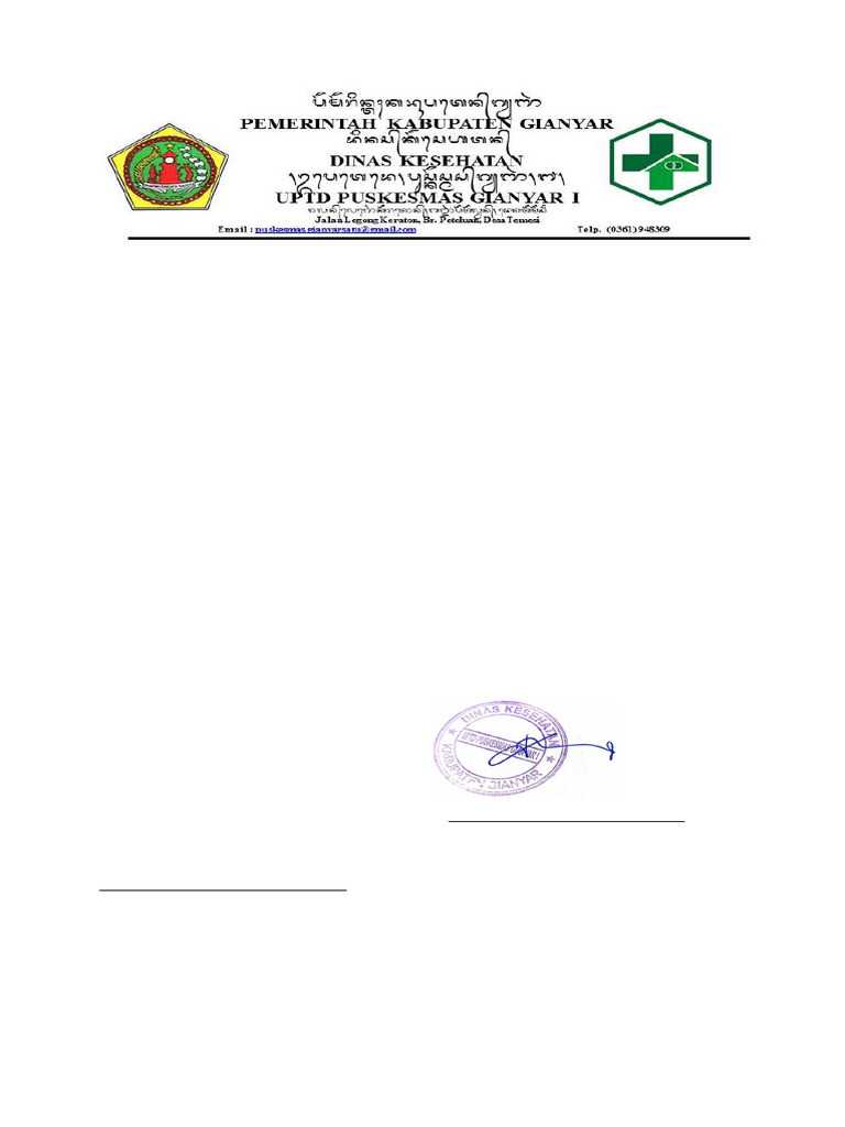 Surat Undan Minlok Linsek Mei | PDF