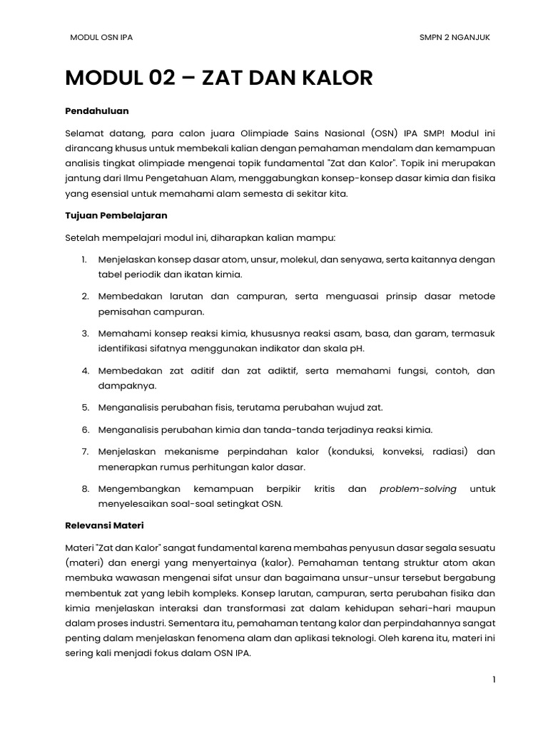 Klasifikasi Zat: Unsur dan Senyawa | PDF
