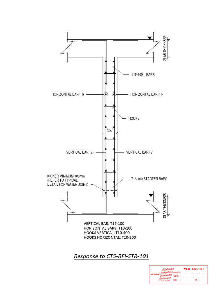SK - 512 Tank Rebars in Response To CT5-RFI-STR-101 | PDF