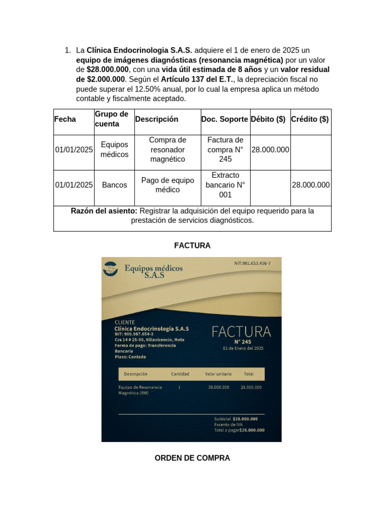 Depreciacion Contable 2025 | PDF | Depreciación | Contabilidad