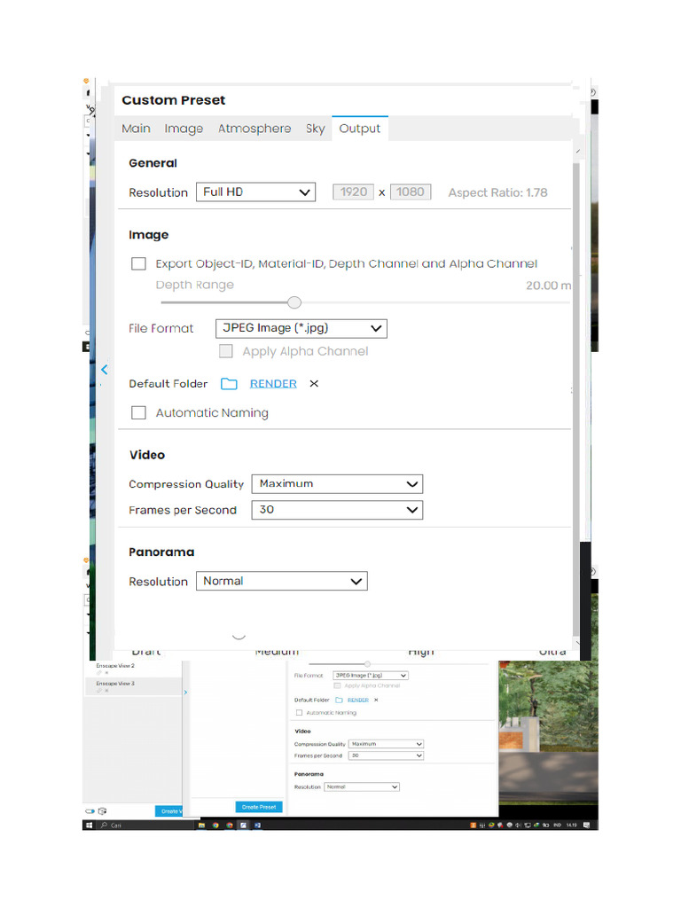 Setting Enscape | PDF