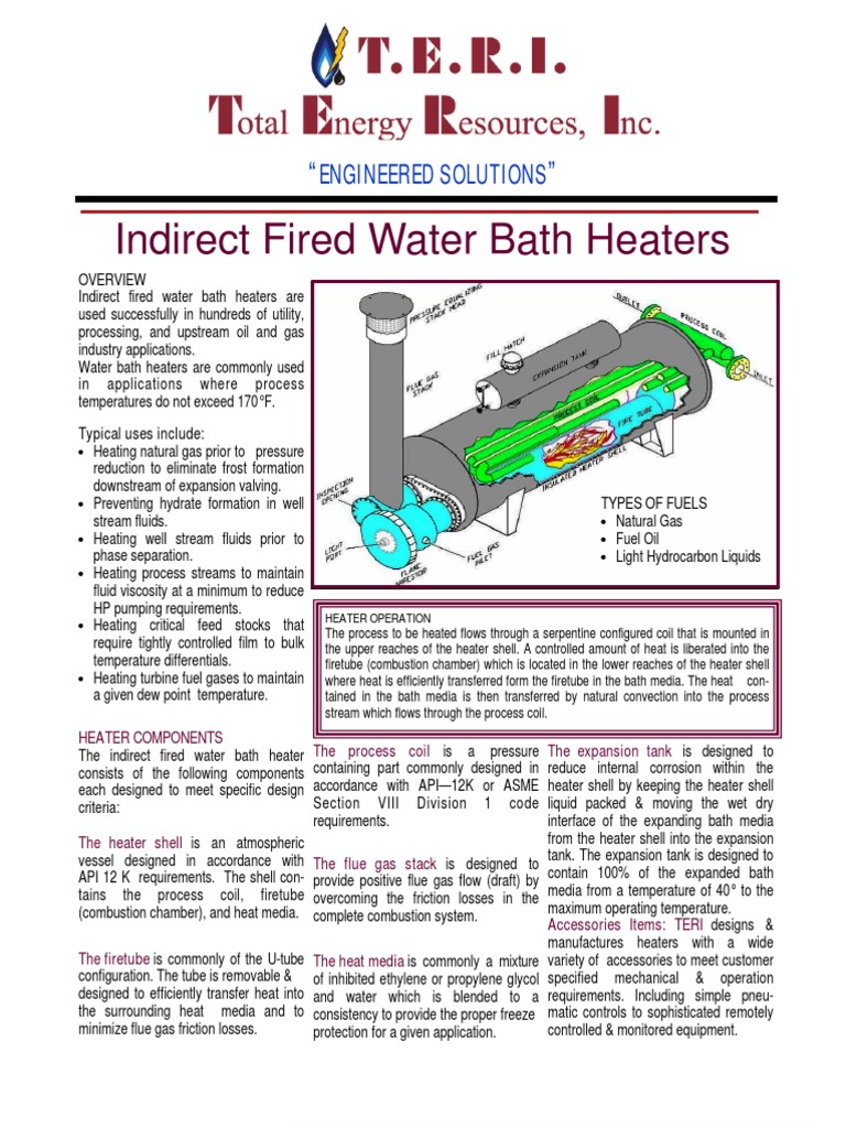 Induction Water Bath Heater | PDF | Hvac | Natural Gas