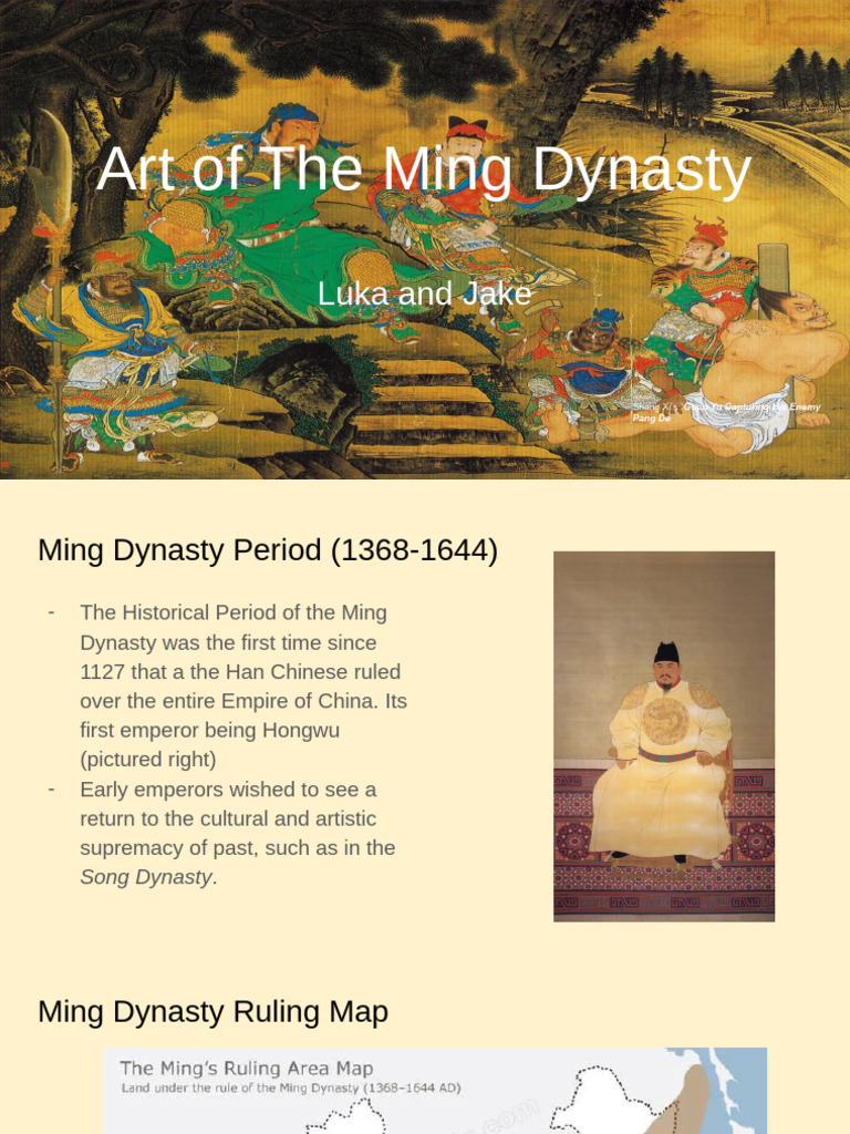 Ming Dynasty Art and Artists Overview | PDF | China | World Politics