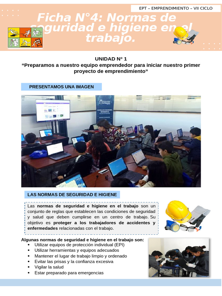 FICHA 04 SEGURIDAD E HIGIENE | PDF | Higiene