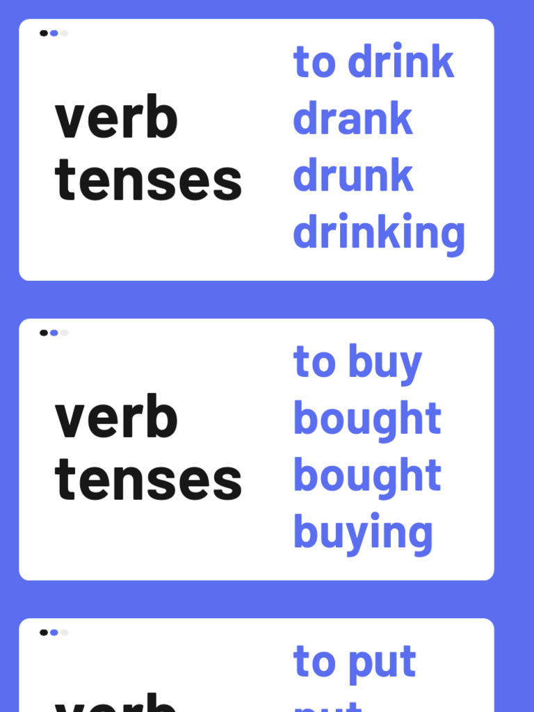 Verb Tenses: Simple Past vs Present Perfect | PDF | Pancake | Batter ...