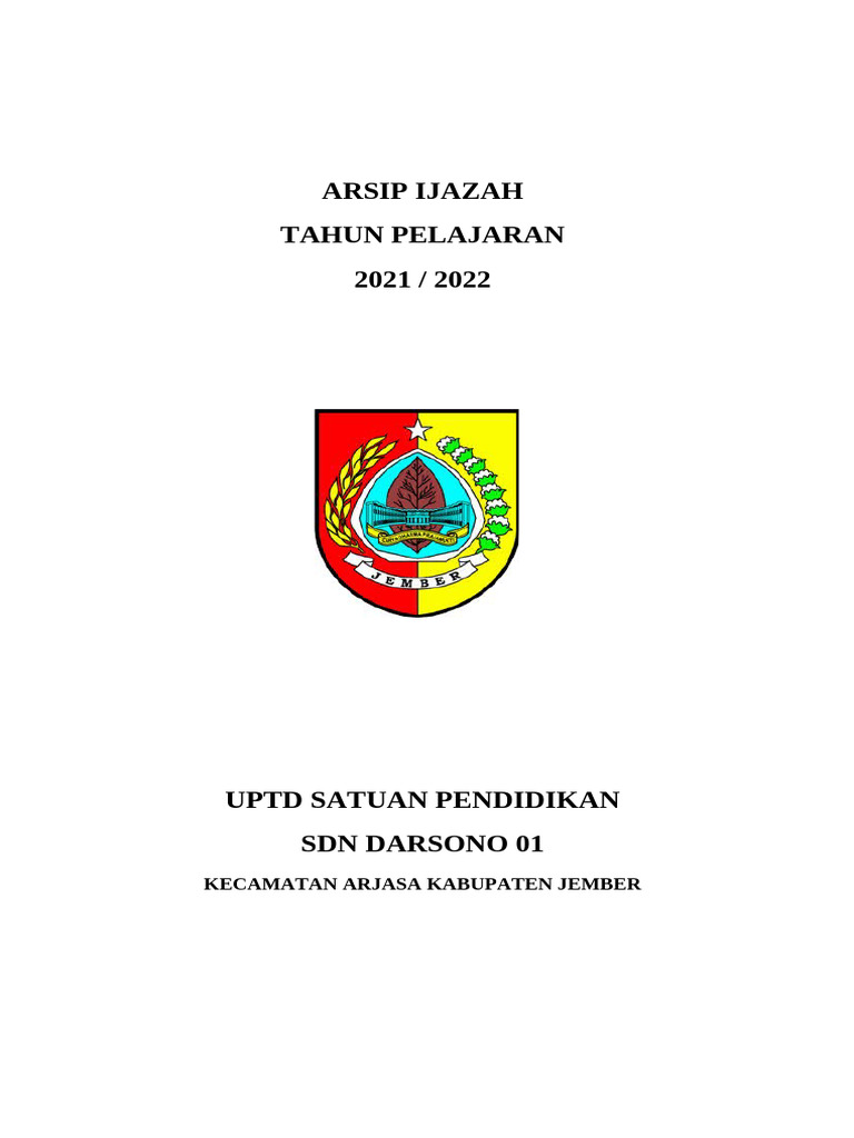 Cover Ijazah | PDF