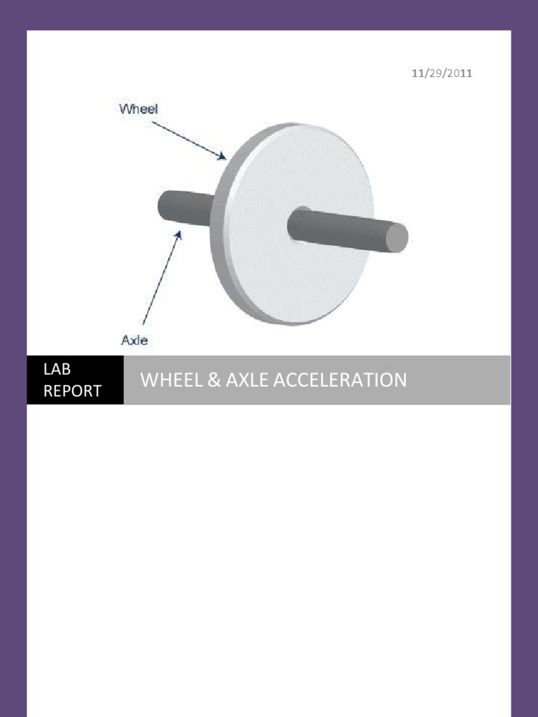 Wheel N Axle | PDF | Kinetic Energy | Wheel