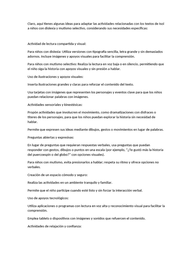 Alfabetizacion Isol | PDF