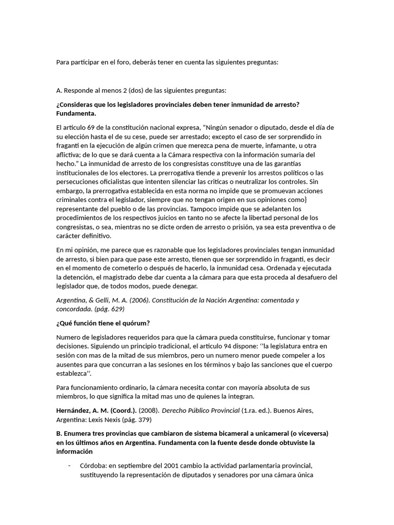 Foro3 Municipal | PDF | Inmunidad parlamentaria | Gobierno