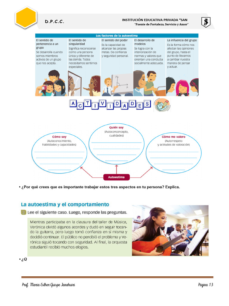 2 BIM - LIBRO - DPCC - 3ra Parte | PDF | Las emociones | Adolescencia