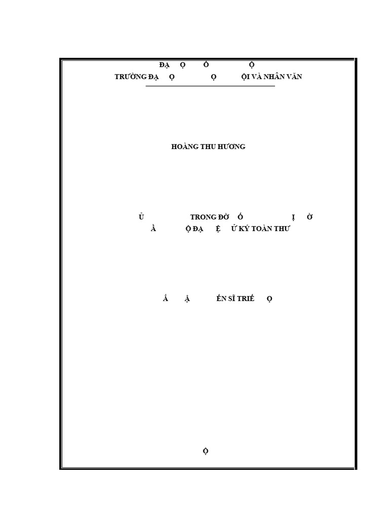 Hoang Thu Huong | PDF