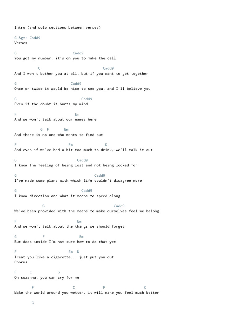 Umphrey's McGee - Oh Susanah | PDF