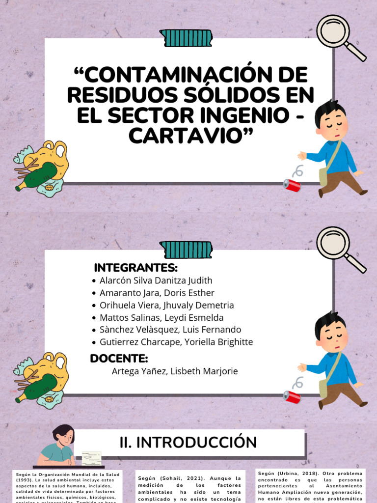 Presentación Sobre La Problemática Ambiental | PDF | Residuos | Contaminación