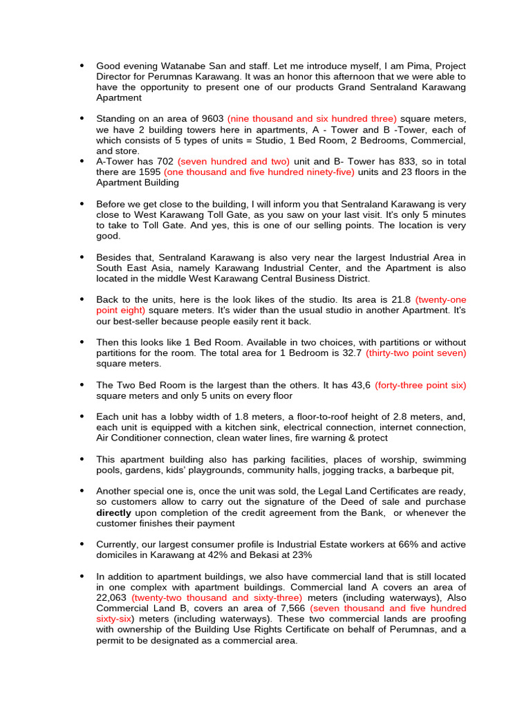 Script Product Knowledge GSK | PDF | Apartment