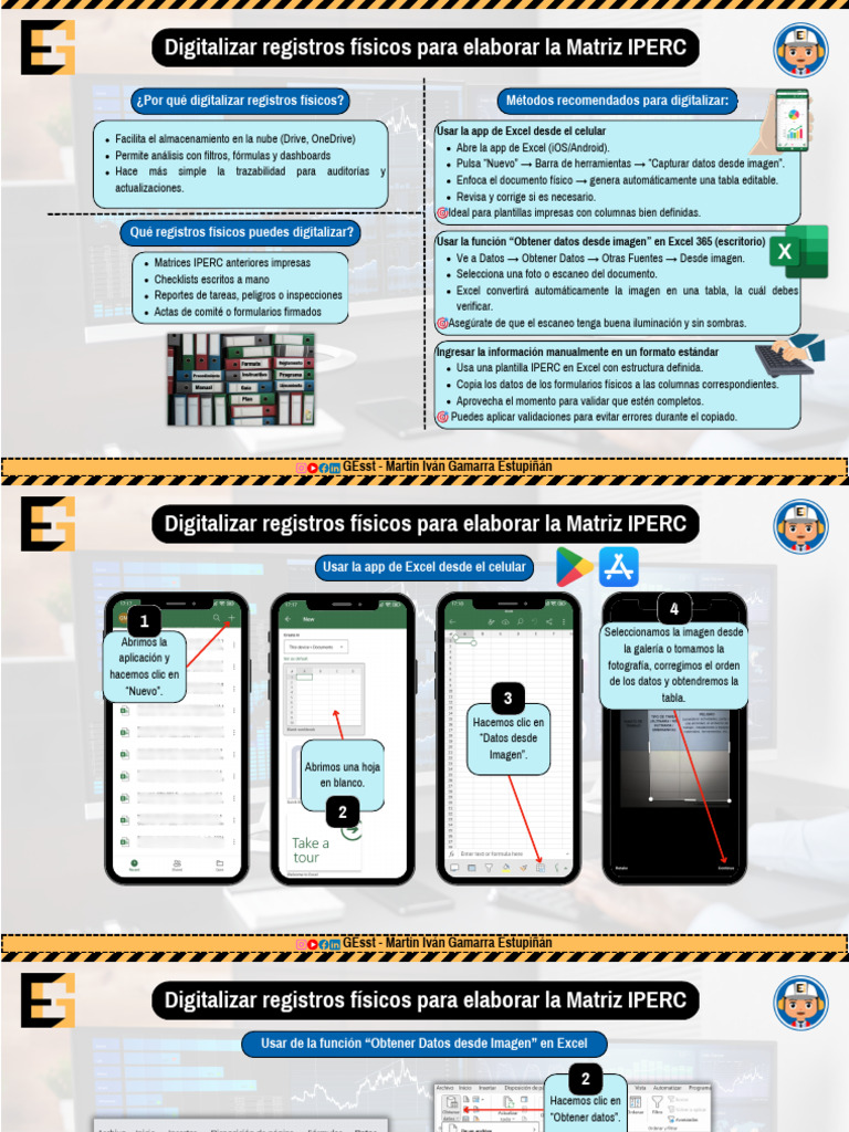 Digitalizar registros físicos | PDF | Microsoft Excel | Aplicación movil