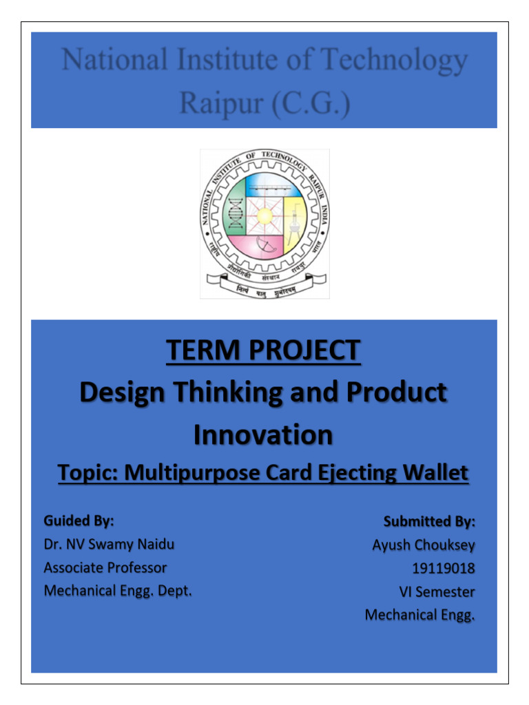 DTPI - Term Project | PDF | Empathy | Prototype