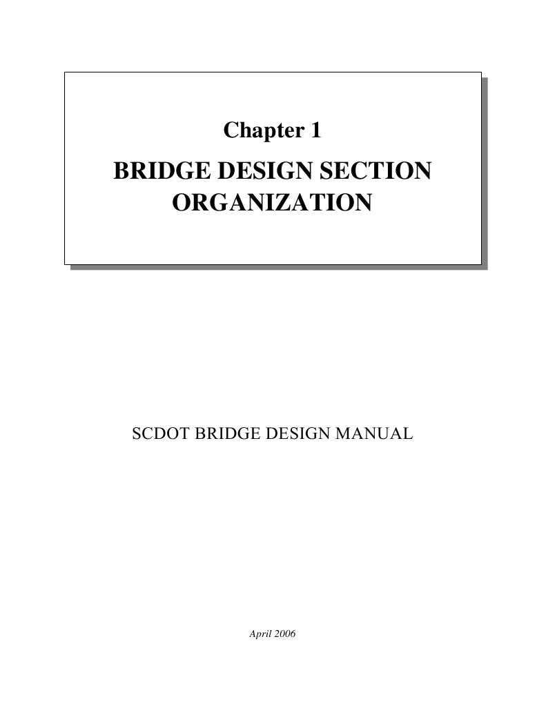 Bridge Design Section Organization | PDF | Geotechnical Engineering ...