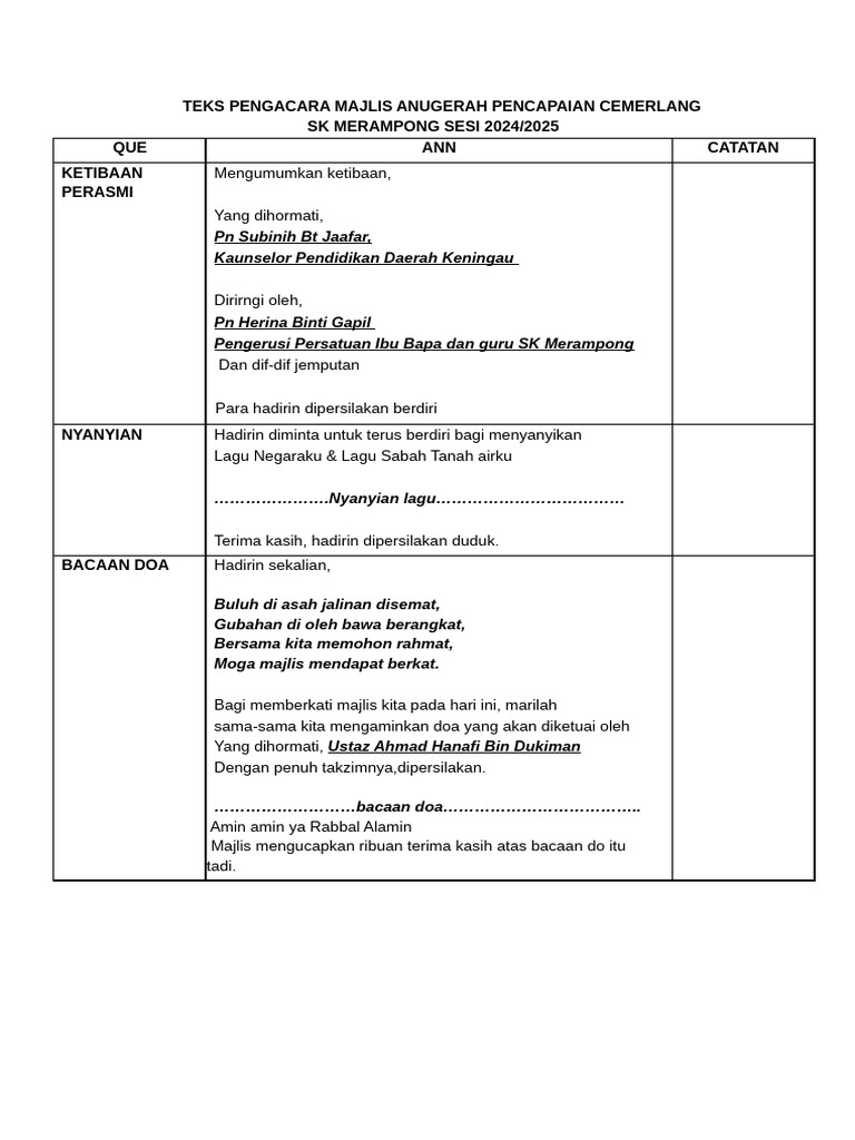 Teks - Pengacara - Majlis - Apc 2024 | PDF