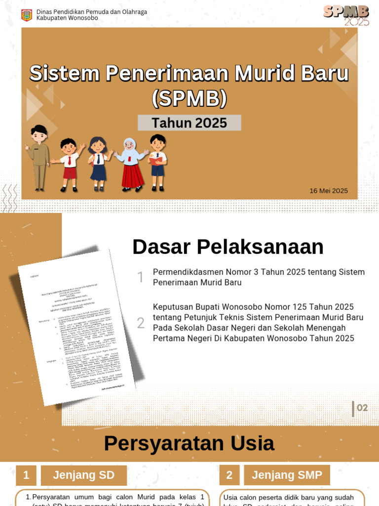 2025 SPMB Sosialisasi Daring | PDF