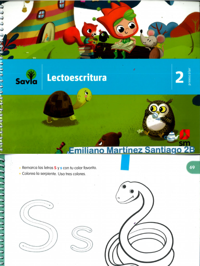 LECTOESCRITURA 2 PREESCOLARd | PDF