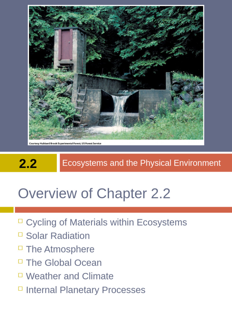 Ch2.2 - Ecosystem and The Physical Environment | PDF | Atmosphere Of Earth | Oceanography