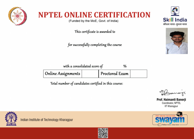 Compiler Design Course Certificate | PDF