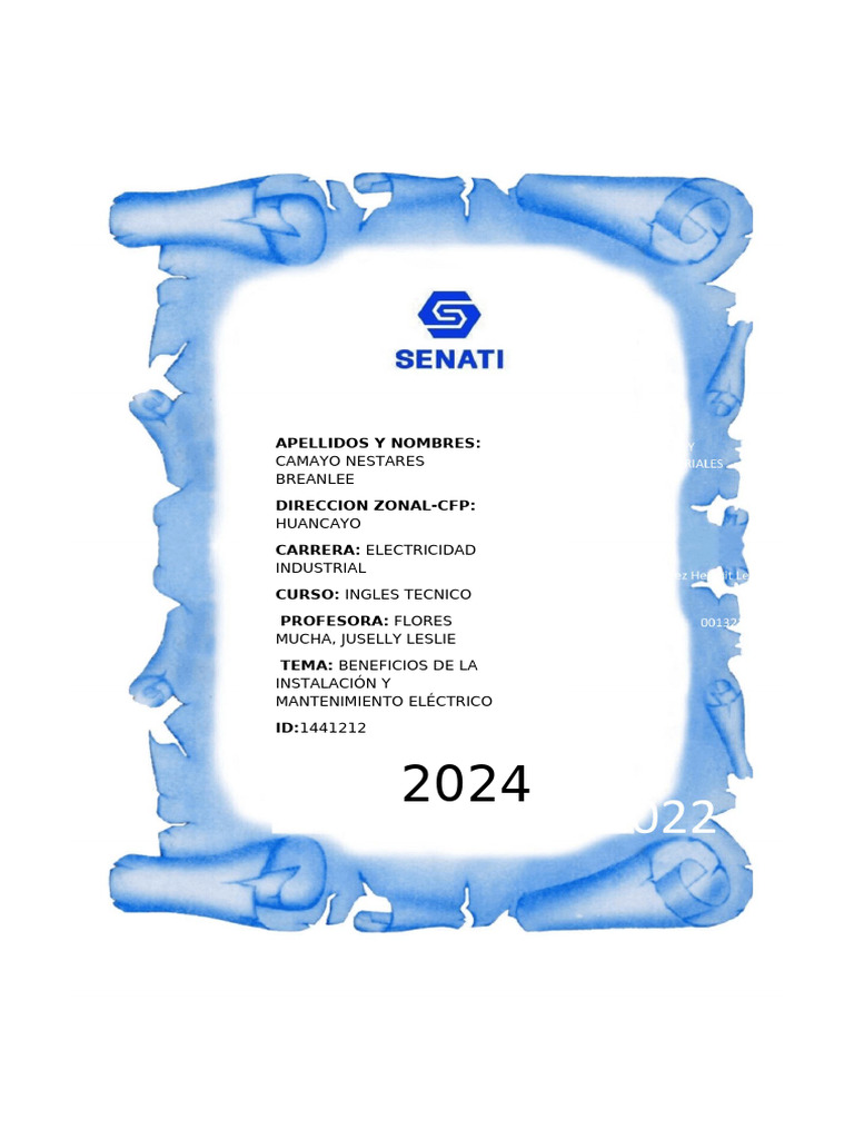 ENTREGABLE INGLES TECNICO_IV | PDF | Safety