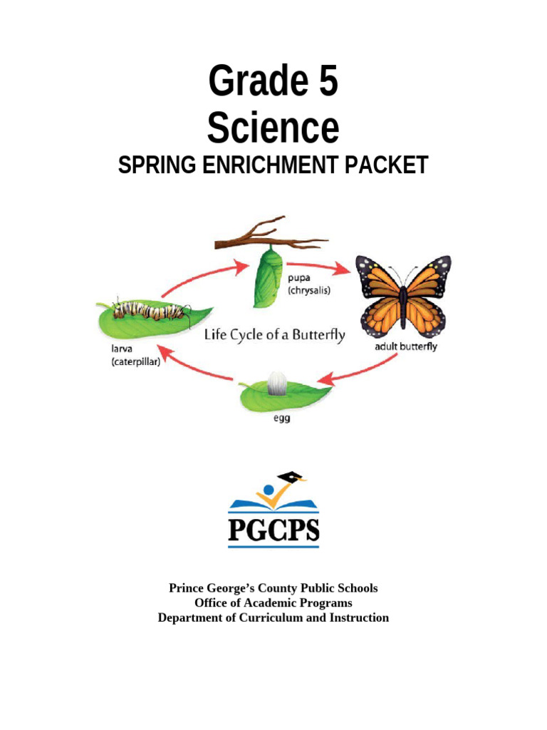 grade-5-science-spring-student-enrichment-packet-and-answer-key | PDF ...