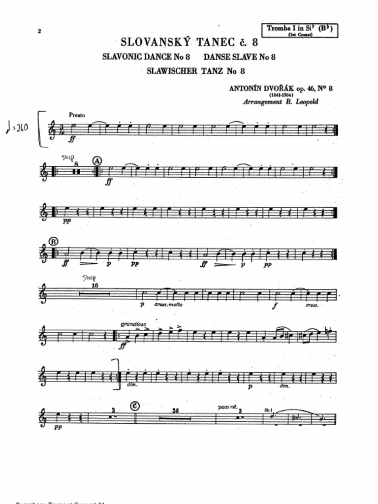 Symphony Excerpt Trumpet 2 | PDF