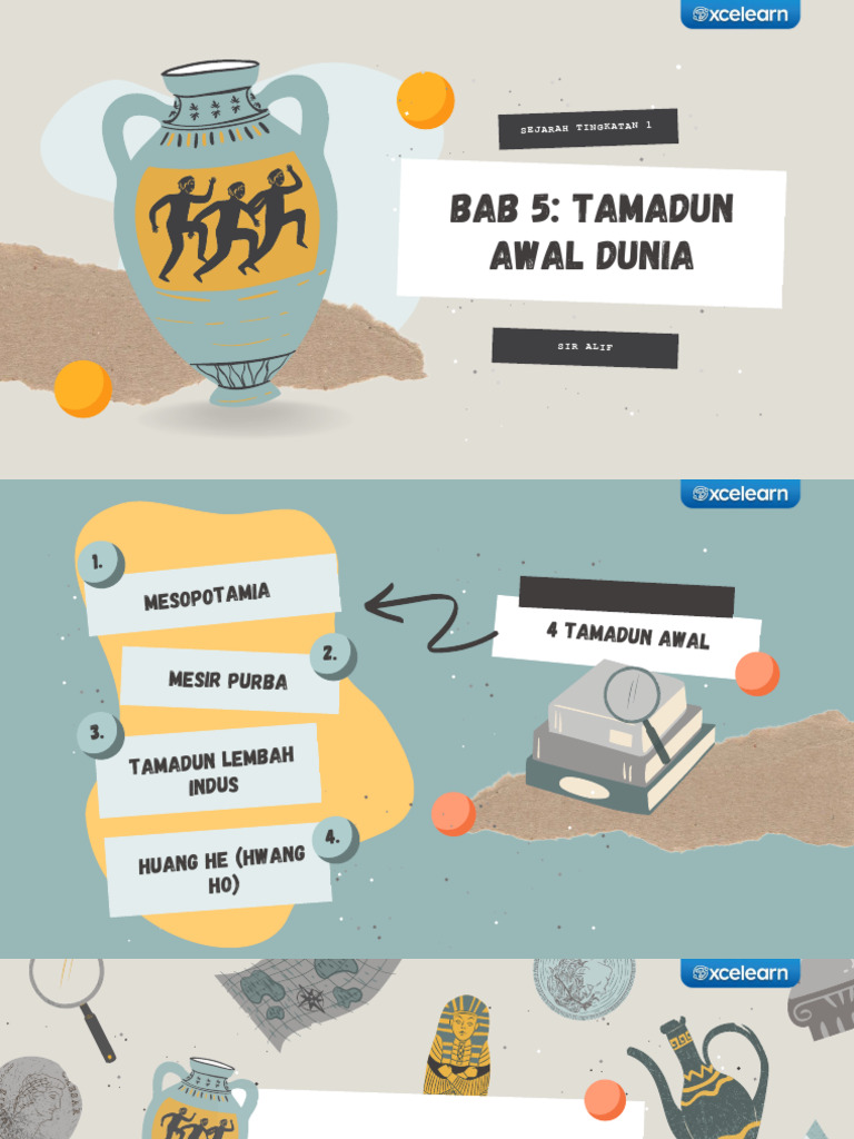 BAB 5: Tamadun Awal Dunia: Sejarah Tingkatan 1 | PDF