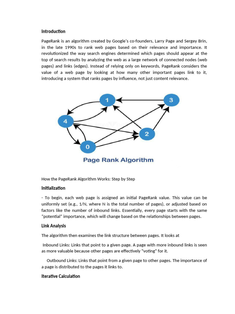 Page Rank Assignment 2 Final | PDF | Algorithms | Applied Mathematics