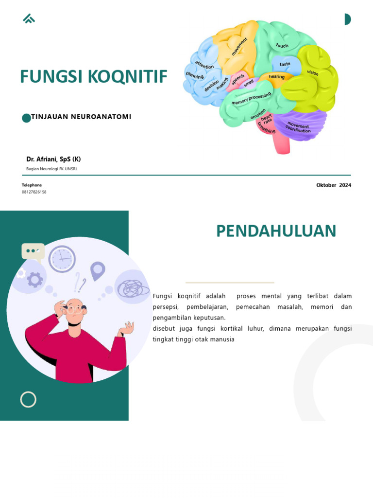 Fungsi Kognitif dan Neuroanatomy | PDF | Dementia | Alzheimer's Disease