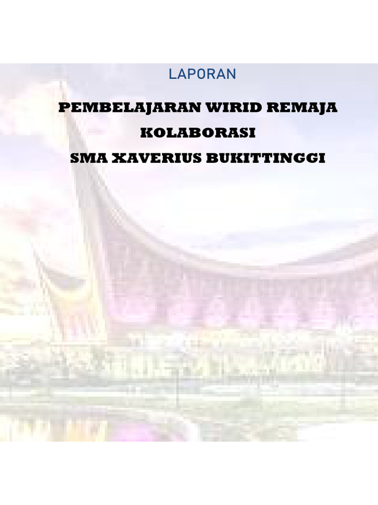 Pembelajaran Wirid Remaja Xaverius | PDF