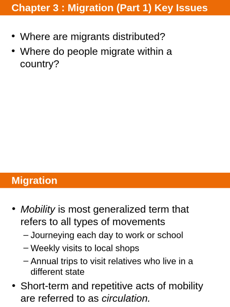 Module 03 - PowerPoint 01 | PDF | Human Migration | Immigration