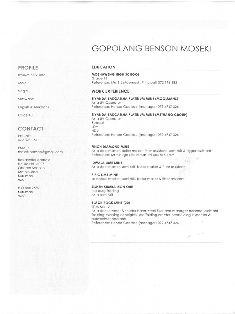 Gopolang | PDF