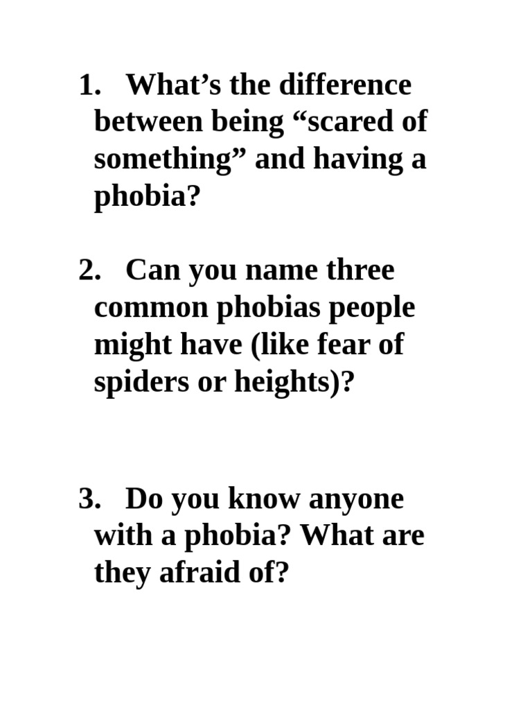 Speaking Phobia | PDF