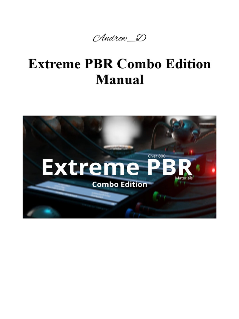 User Manual Extreme PBR Combo Edition | PDF | Computer File | Shader