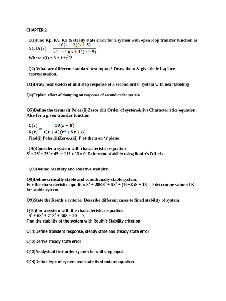 Chapter 2 Questions | PDF
