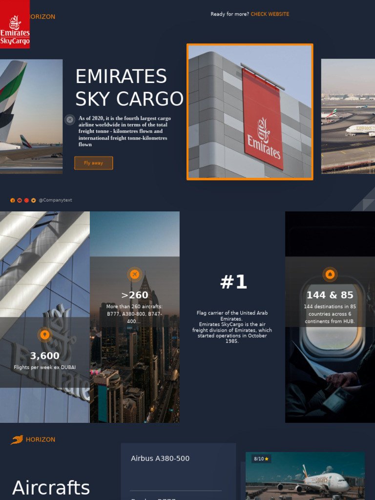 EK Slide | PDF | Emirates (Airline) | Aviation