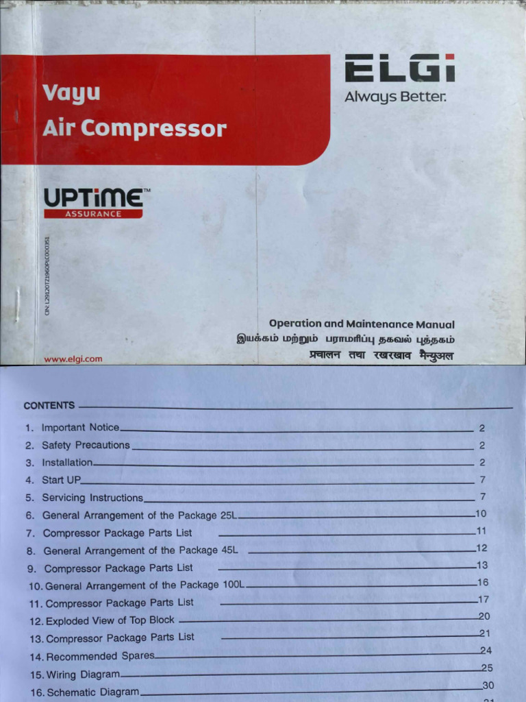 ELGI Compressor | PDF