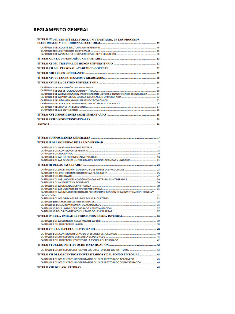 Reglamentos | PDF