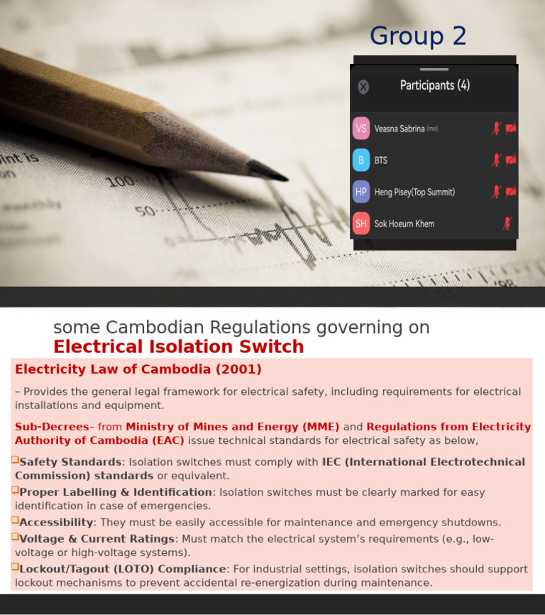 Group 2 on Electrical Isolation Switch | PDF