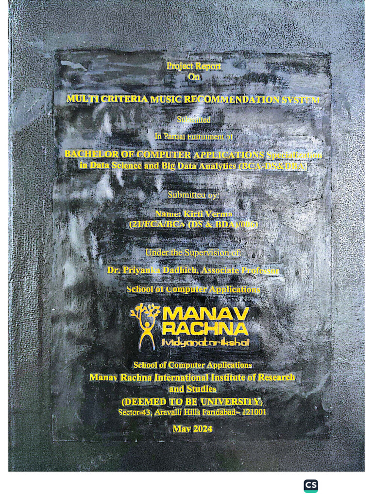 Project file format and Index | PDF