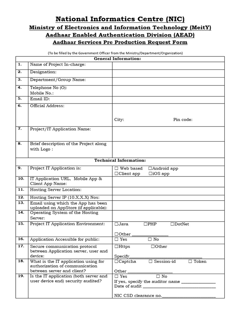 Pre-Production Aadhar Form2.5 | PDF | Mobile App | Server (Computing)