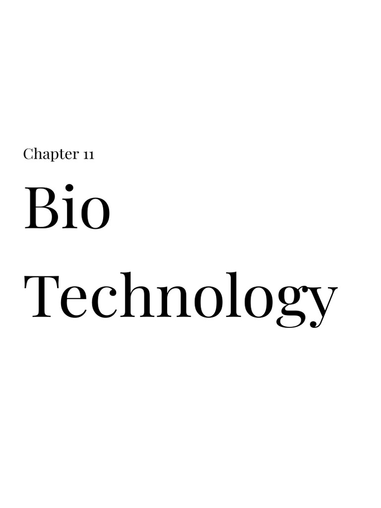 Biotechnology: Definition and Applications | PDF | Molecular Cloning ...