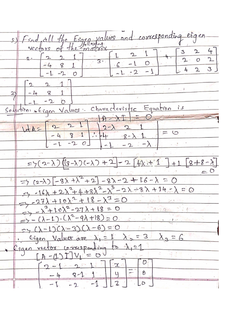 Linear Algebra Unit 4 Part2 | PDF