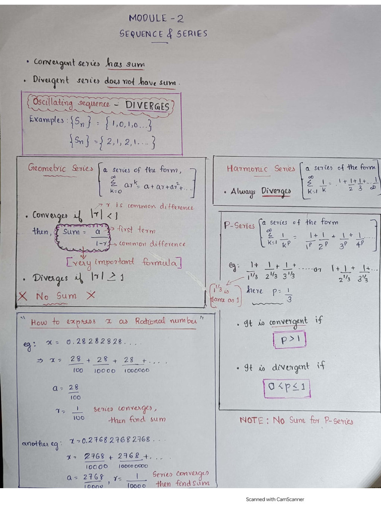 Maths Mod-2 Important Equations | PDF