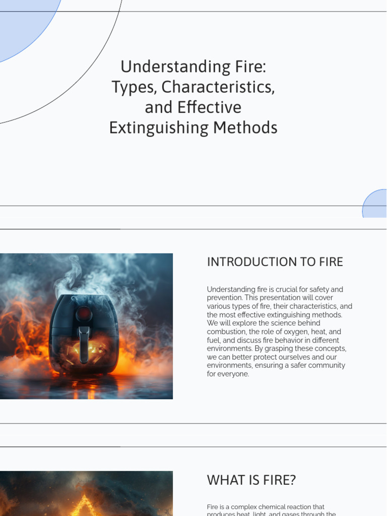 Slidesgo Understanding Fire Types Characteristics and Effective ...