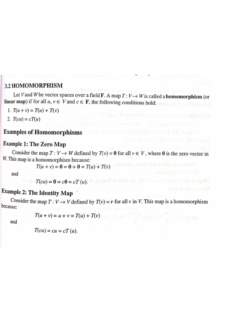 Linear Algebra unit4 part 1 | PDF